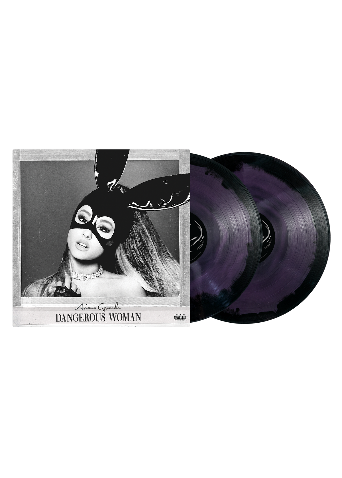 dangerous woman 2lp (purple & black swirl) - Ariana Grande